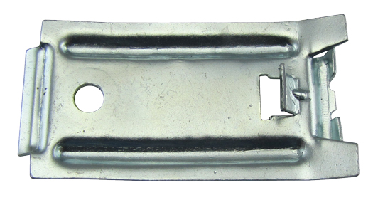 1964-65 ROCKER PANEL MOLDING CLIP (SECOND DESIGN) 1 TAB AND 1 HOLE (RE)