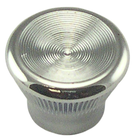 1967-1970 CHROME DASH KNOB (FULL SIZE) AND 1969-1972 GRAND PRIX, (RE)