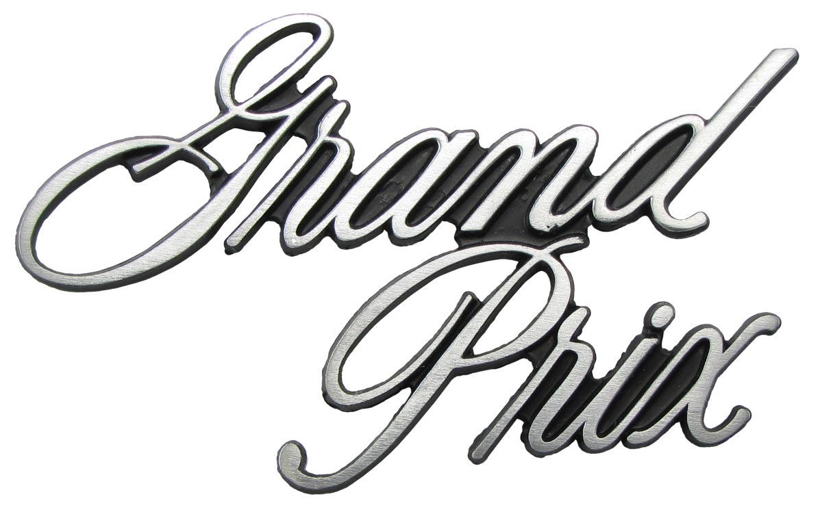 1971-1972 FRONT PANEL SCRIPT GRAND PRIX (RE)