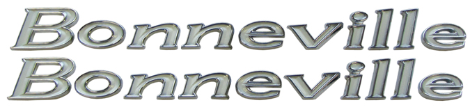 1968 "BONNEVILLE" FENDER LETTERS, 20 PIERCE SET (RE)