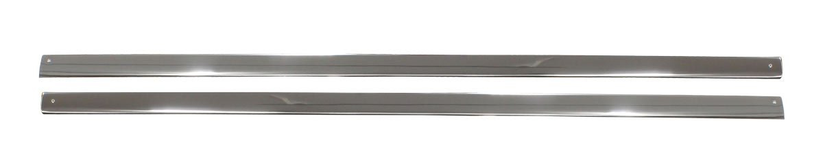 1969-1972 ROCKER PANEL MOLDINGS, STAINLESS STEEL, GRAND PRIX, PAIR (APE)