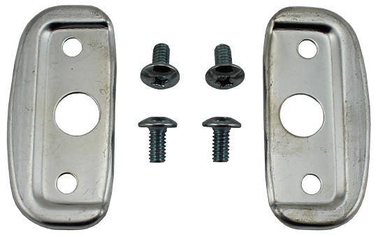 1955-1957 CONVERTIBLE STRIKER PLATES SCREW KIT, STAINLESS STEEL WITH ...