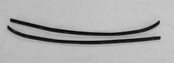 1955-57 CONVERTIBLE TOP HEADER STRIPS, PAIR (RE)
