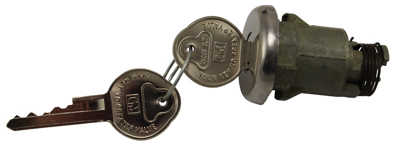 1967 DECK LID LOCK ASSEMBLY WITH ORIGINAL STYLE KEY, ALL EXCEPT ...