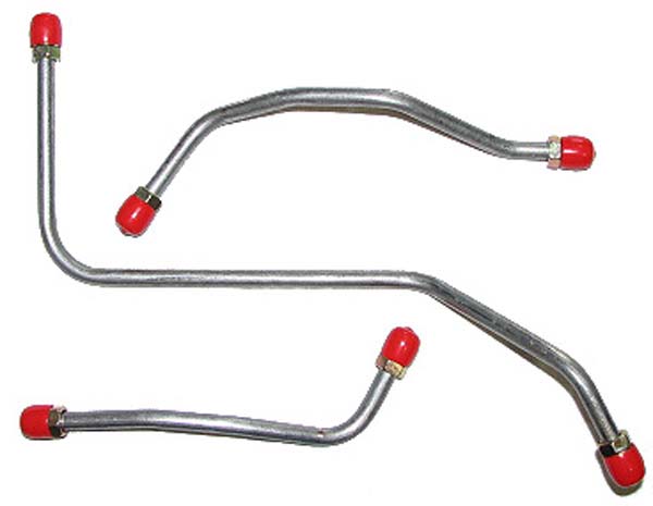1958 TRI POWER FUEL LINES WITHOUT FITTINGS, SET (RE)