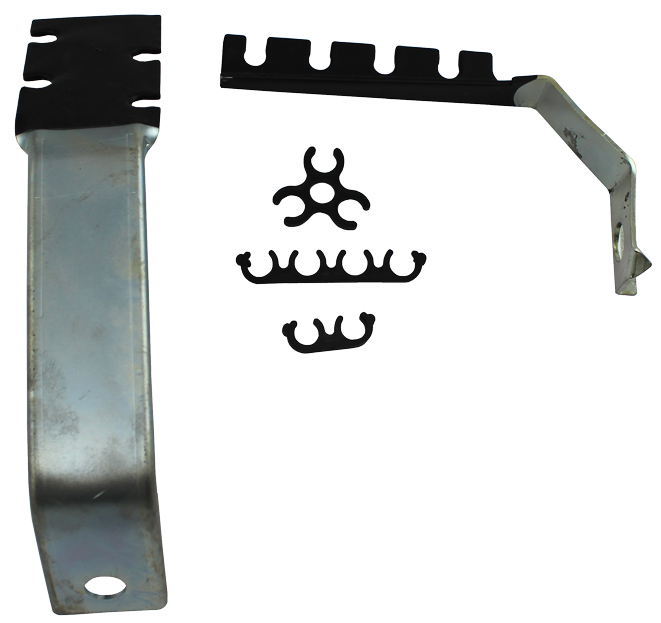 1964 WIRE LOOM BRACKETS & RETAINERS, 2&4 BBL