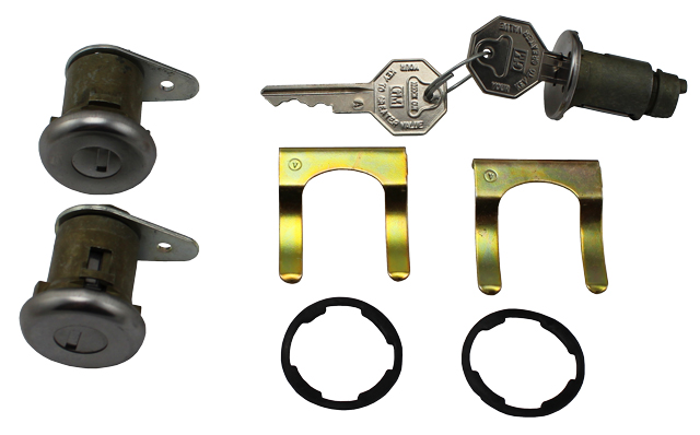 1961-1964, 4 DOOR HARDTOP, IGNITION AND DOOR LOCK SET, WITH 2 ORIGINAL ...