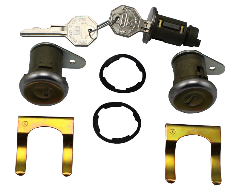 1961-1964, 4 DOOR HARDTOP, IGNITION AND DOOR LOCK WITH 2 LATE-STYLE ...