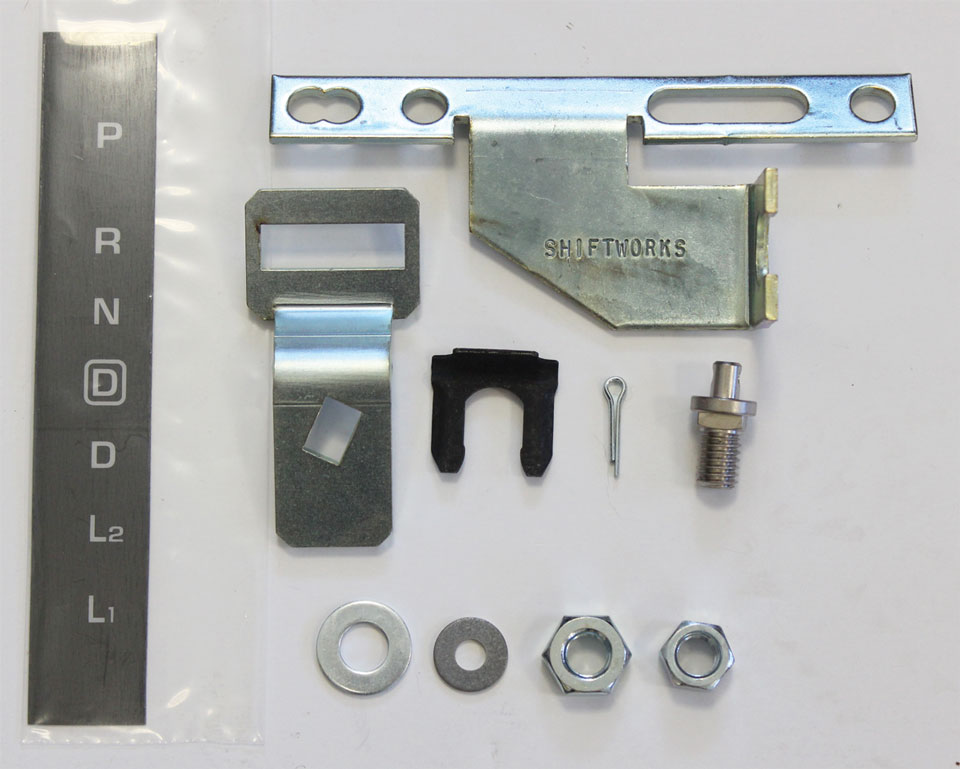 1967-68 SHIFTER CONVERSION KIT, DUAL-GATE TO 700R4, TH200-4R & 4L60 ...