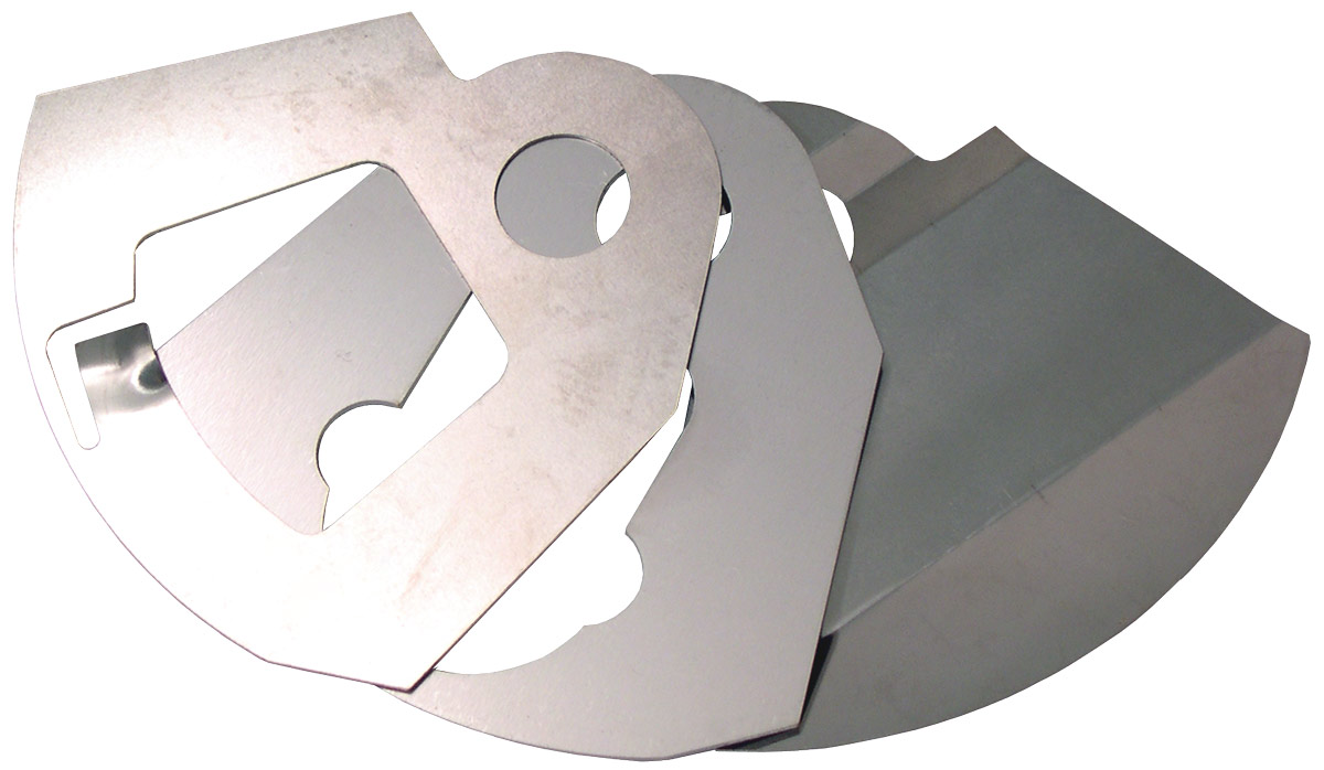 1969-74 HURST COMPETITION PLUS SHIFTER SHIM PLATES, 3 PCS., STAINLESS ...