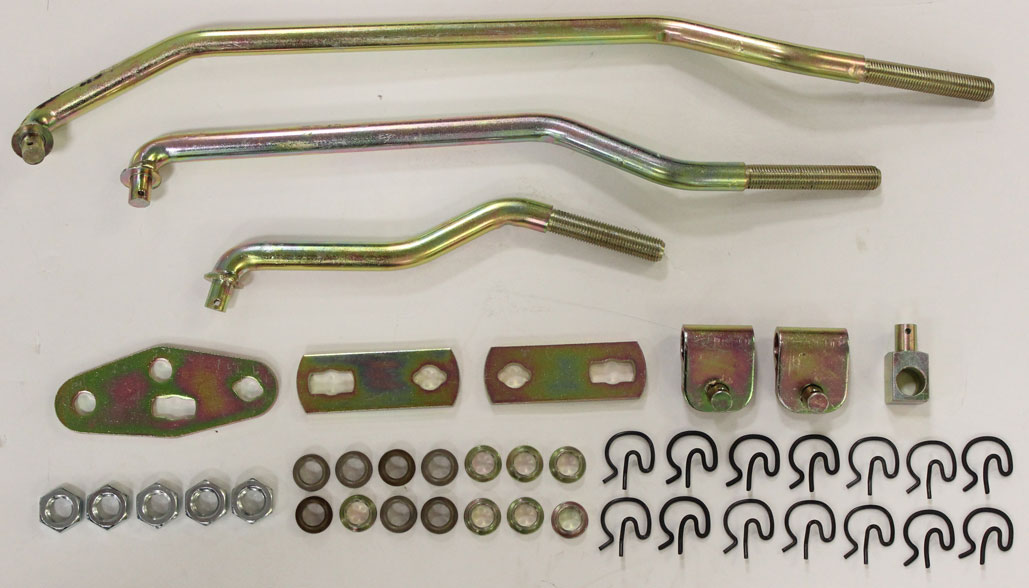 70-72 OEM TYPE SHIFTER LINKAGE KIT, 4SPD (RE)