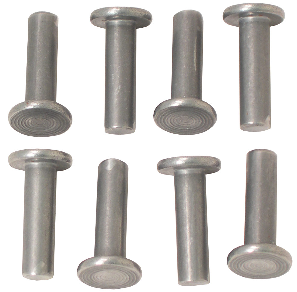 64-77 UPPER BALL JOINT RIVET SET, 8 PCS PLEASE CLICK ON DETAILS. (RE)