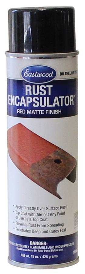 RED OXIDE RUST ENCAPSULATOR UNDERCOATING-SEMI GLOSS, 15 OUNCE