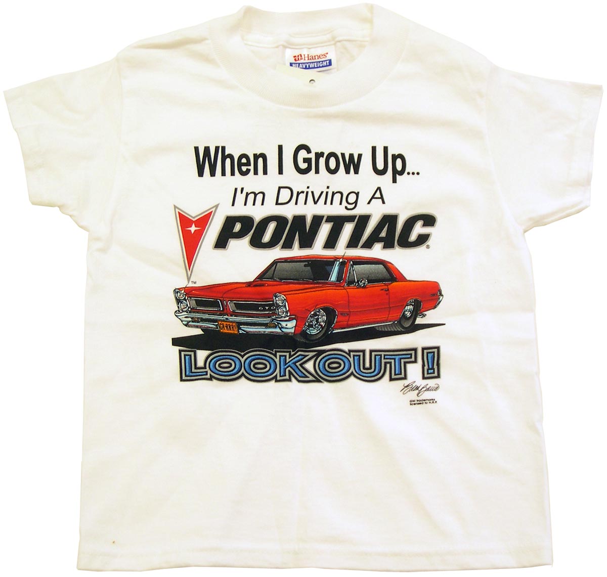 GROW UP PONTIAC T-SHIRT, 10-12