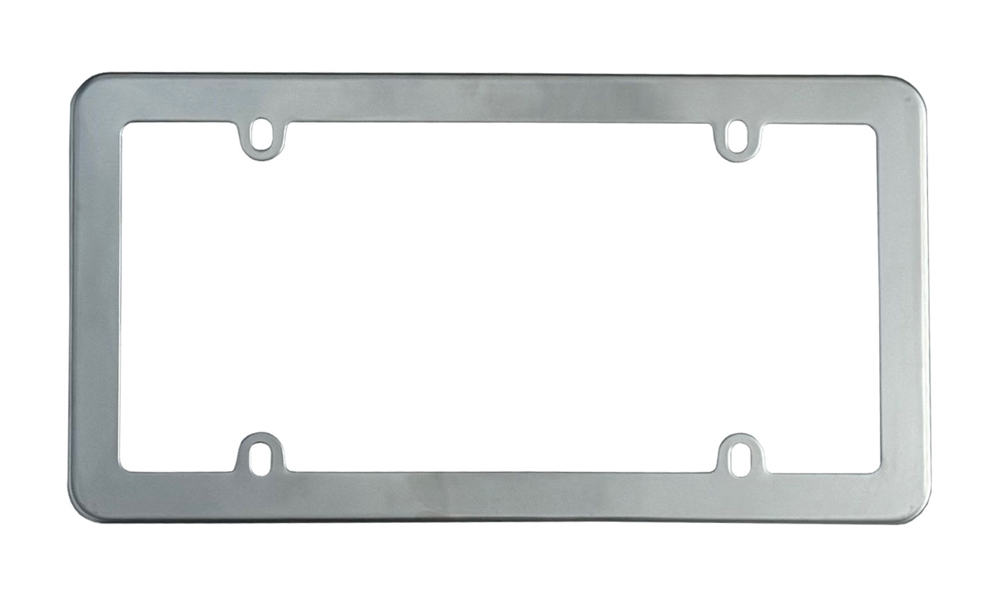 STAINLESS STEEL LICENSE PLATE FRAME EA. (AP)