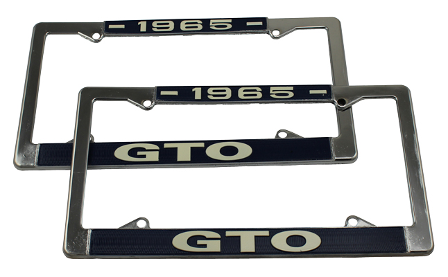1965 GTO LICENSE PLATE FRAMES(PR)