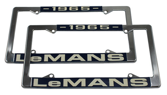 1965 LEMANS LICENSE PLATE FRAMES(PR)