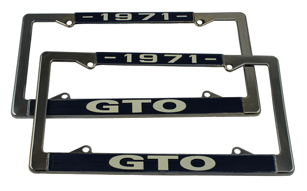 1971 GTO LICENSE PLATE FRAMES(PR)