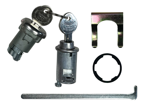 64-65 CORR GLOVE BOX & TRUNK LOCK SET