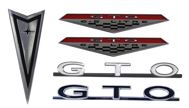 1968 GTO COMPLETE EXTERIOR DECAL KIT W/ ENDURA BUMPER