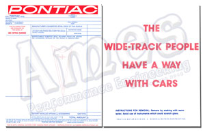 1974NEW CAR WINDOW PRICE STICKER (RE)